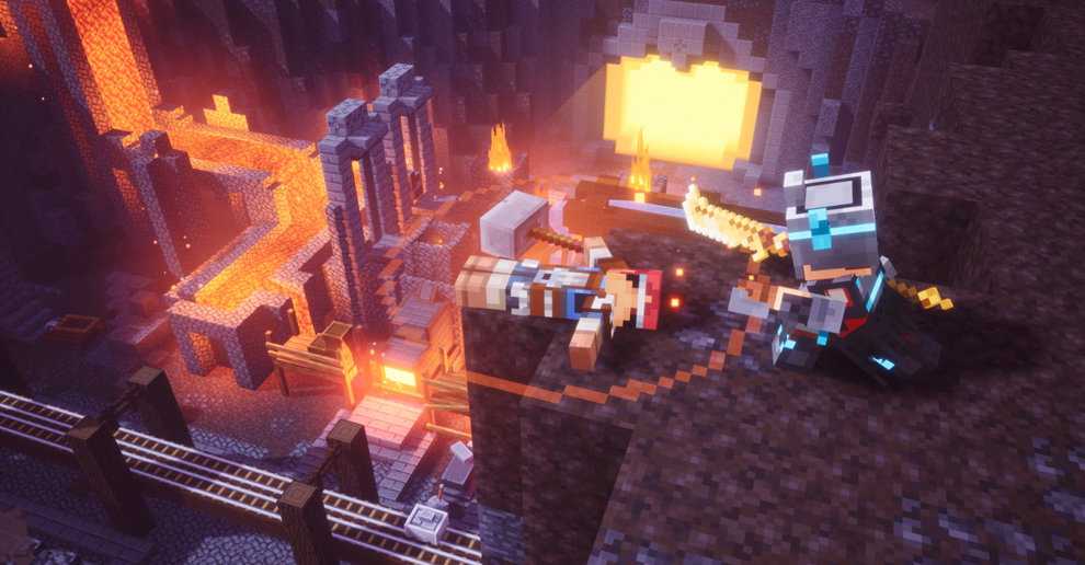 Gameplay z Minecraft Dungeons wygląda naprawdę zachęcająco. Gra może ...