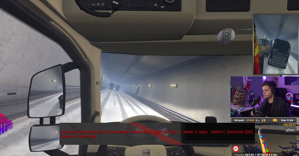 H2P Gucio zbanowany w Euro Truck Simulator 2 - BOOP.PL