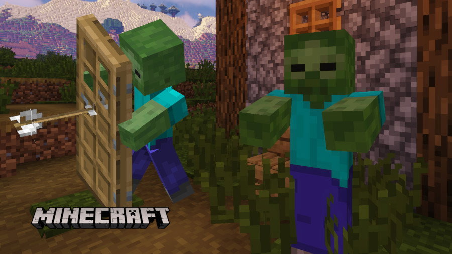 Zombie z Minecrafta powinny móc używać drzwi jako tarczy i broni? Jak ...
