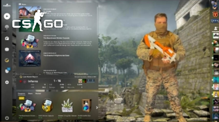 Gracz CSGO sam sobie stworzył swoje P90 i "dodał" je bezpośrednio do ...