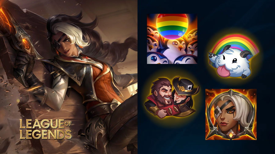 Chromy, emotki i ikonki do najnowszych skórek High Noon z League of ...