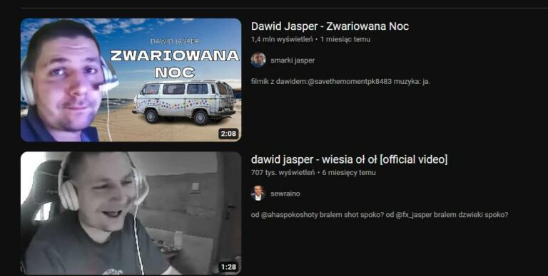 Dziewczyna raczej się nie spodziewała, że Dawid Jasper, polski streamer ...