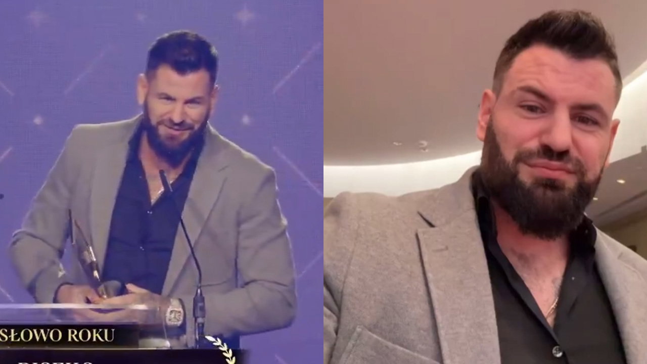 Wojtek Gola, wspólnik Fame MMA ze słowem roku na Złotych Antosiach ...