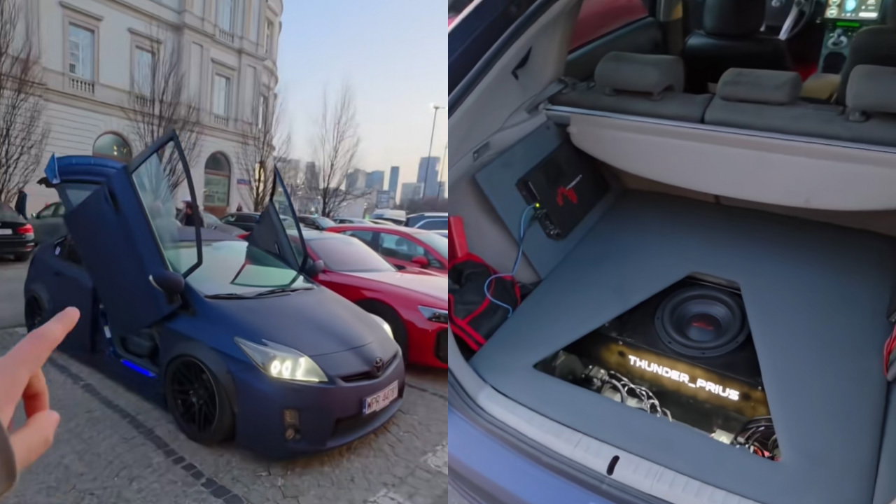 Nagranie z polskiego blokowiska hitem sieci. Toyota Prius niczym ...