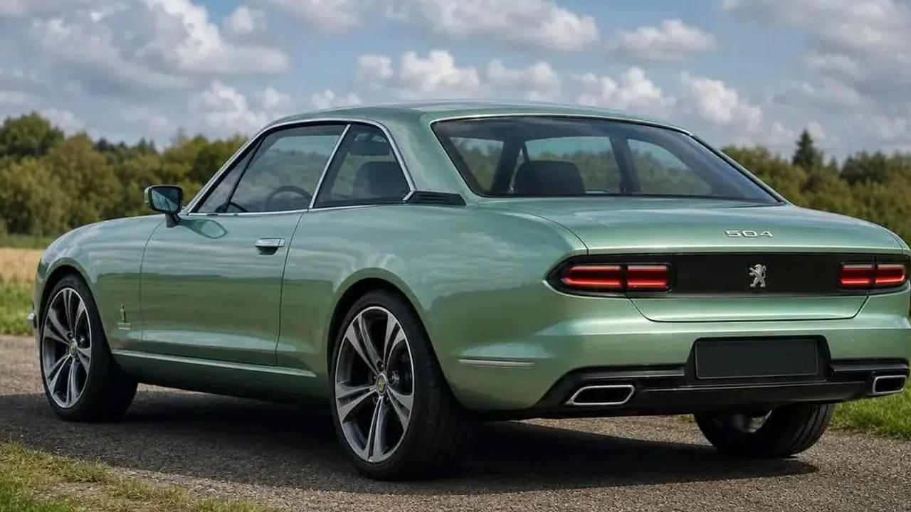 Ten Peugeot 504 Coupe to połączenie klasyka z nowoczesnością. Może się ...